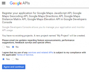Generate a Google maps API key • CSSIgniter