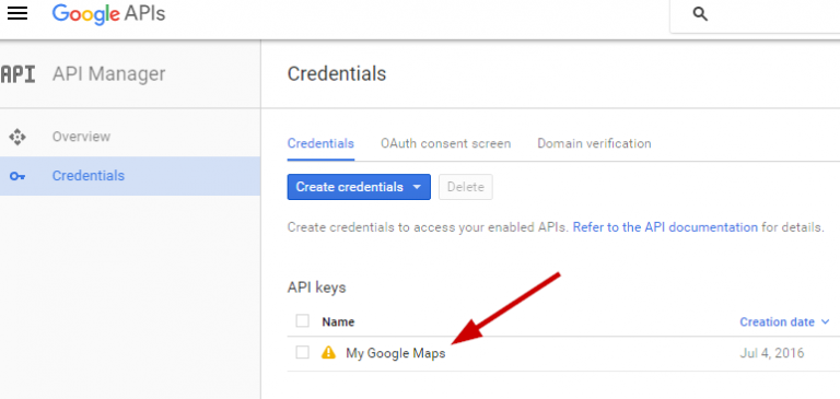 Generate a Google maps API key • CSSIgniter