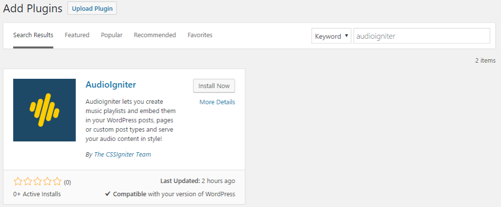 How to create a music playlist with AudioIgniter - CSSIgniter