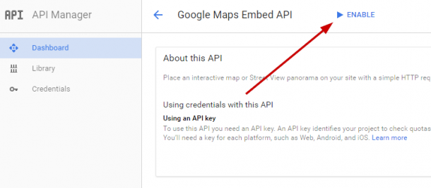 Generate a Google maps API key • CSSIgniter