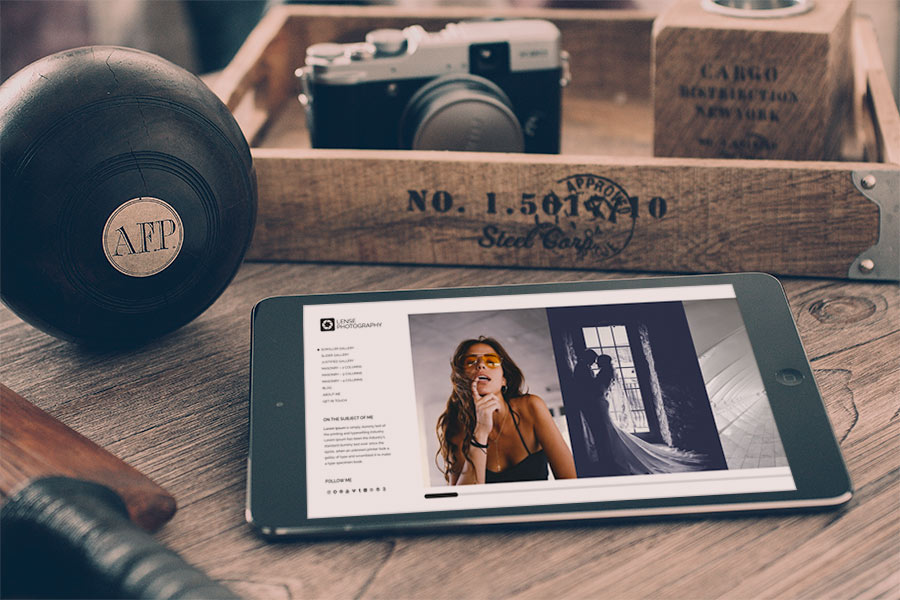 Lense • Portfolio WordPress Theme • CSSIgniter