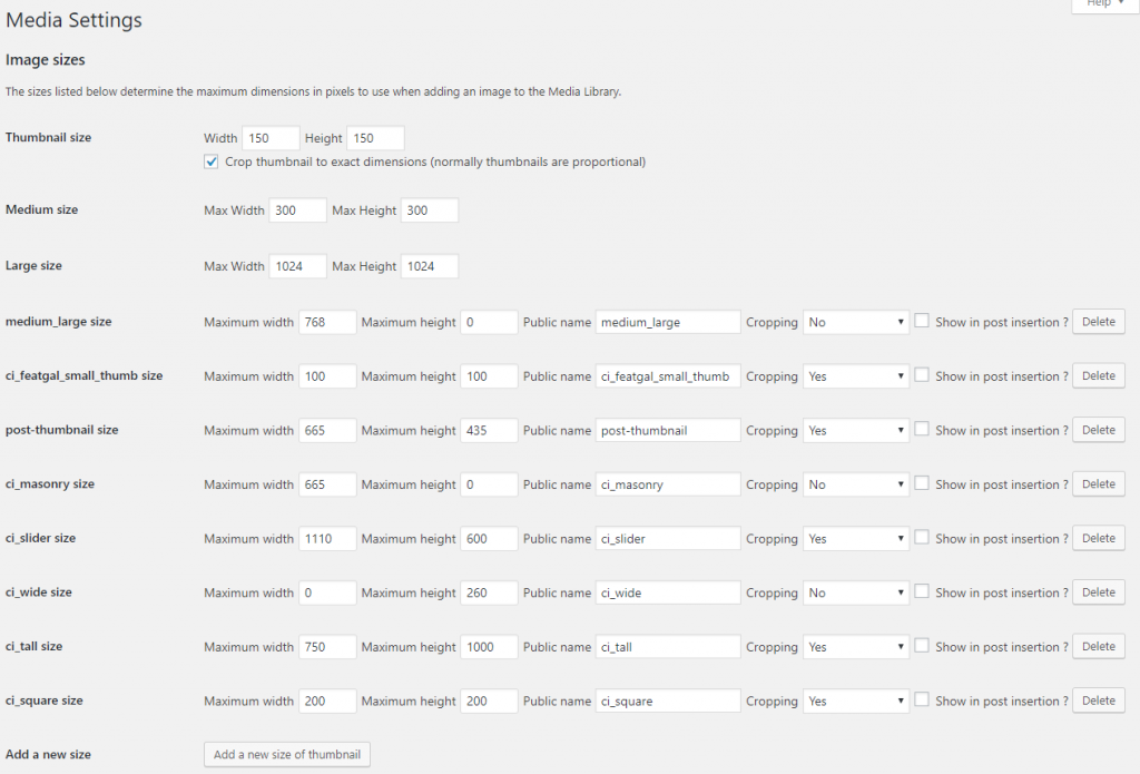 Modify image sizes using Simple Image Sizes • CSSIgniter