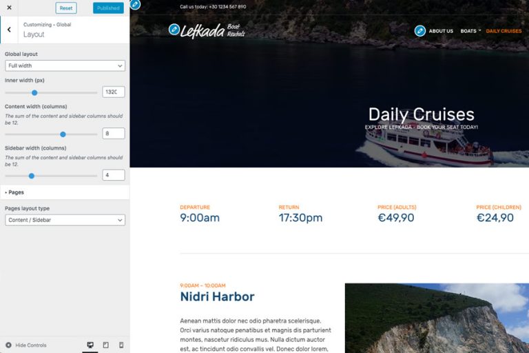Meet our new small business WordPress theme, Lefkada • CSSIgniter