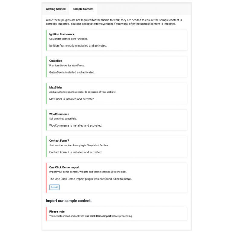 Documentation for Nozama • CSSIgniter