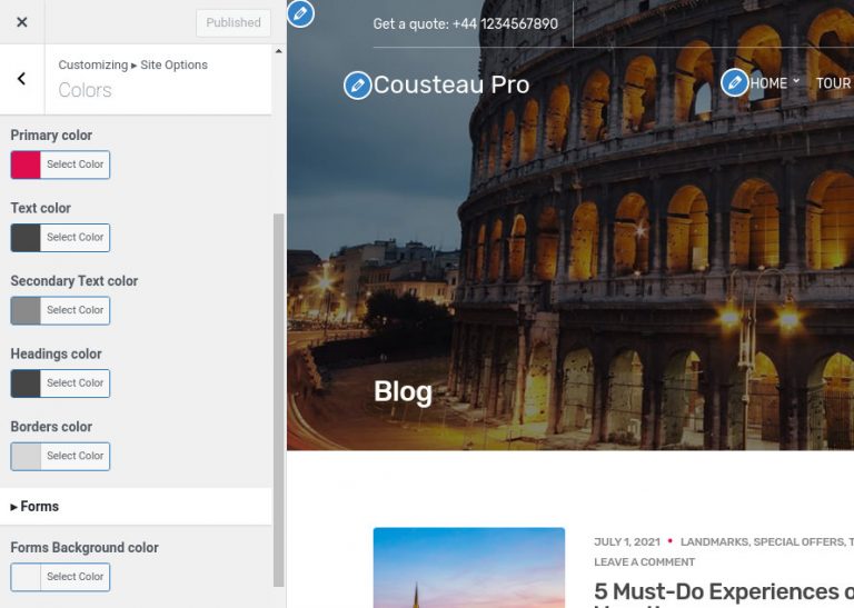 The new Cousteau Pro is the perfect theme for travel agencies • CSSIgniter