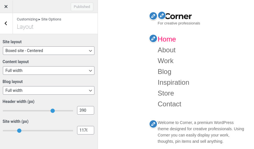 Documentation for Corner • CSSIgniter