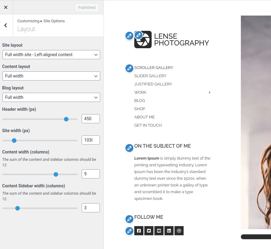 Documentation for Lense • CSSIgniter