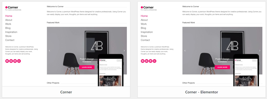 Corner 1.1.1 is available for download • CSSIgniter